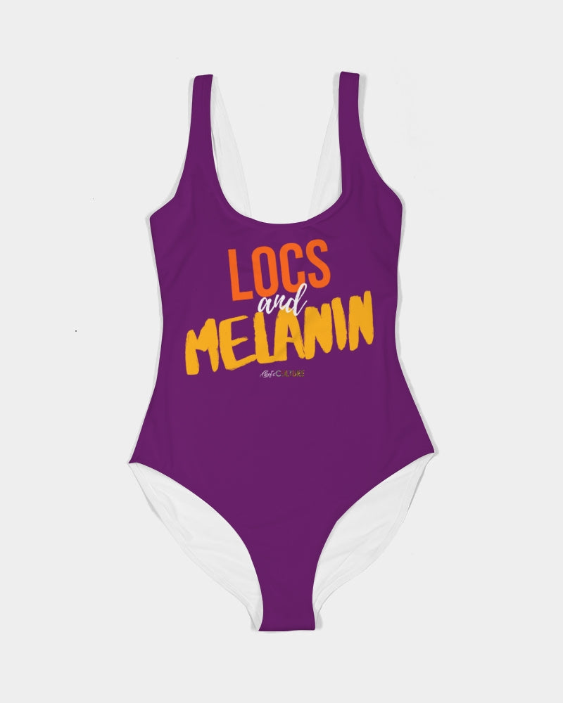 LOCS and MELANIN Women's One-Piece Swimsuit – Chief's Culture